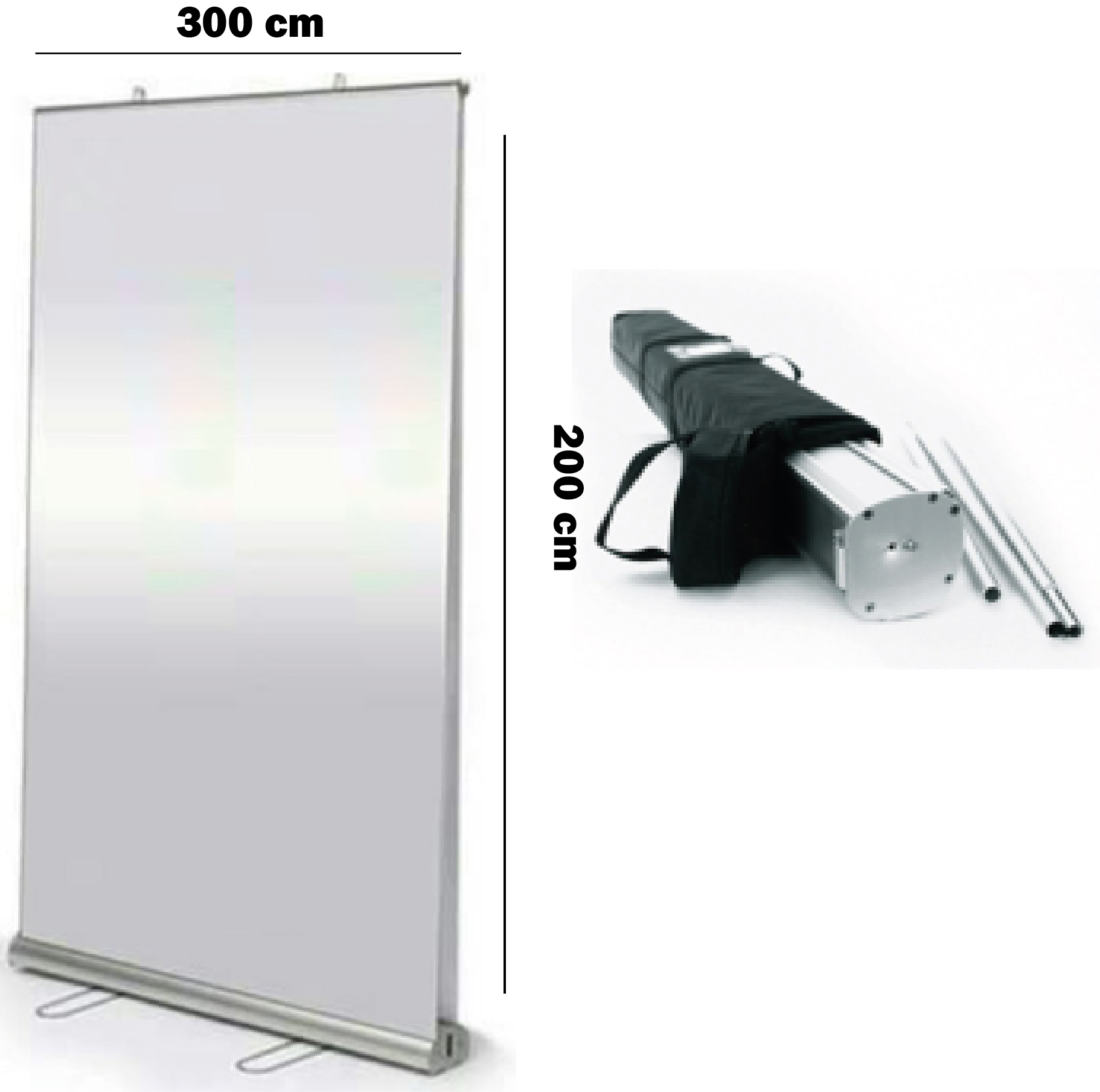 Porta Pendón Roller Doble 85×200 cm – Publicolor